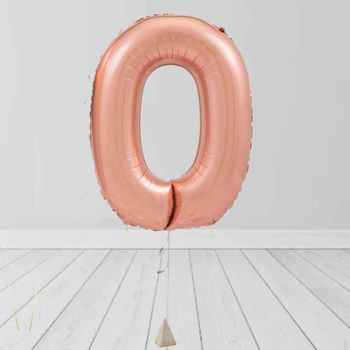 Rose Gold Numbers – Hooray London Balloons